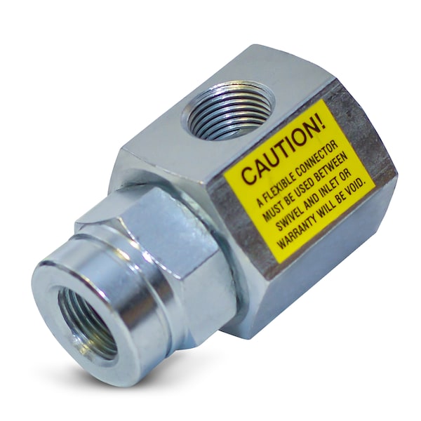 Coxreels Swivel, 90 Deg., Steel, 3/8 in FNPT Inlet 521-1 | Zoro