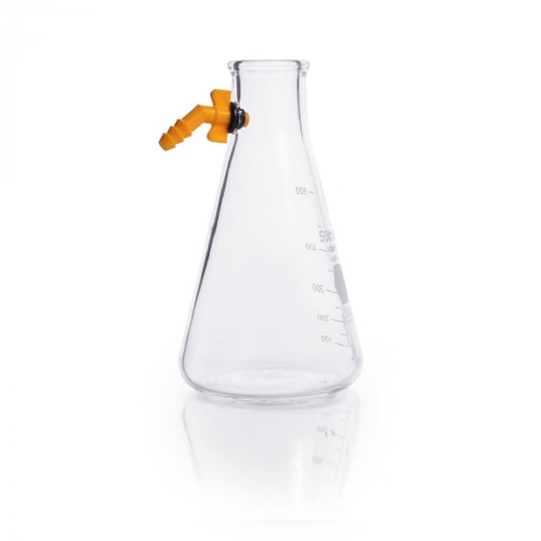 Kimble Chase Filter Flask, 1000mL, Clear, PK12 27065-1000 | Zoro