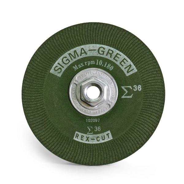 Rex Cut Sigma Grn, Depressed Center Grinding Whl 730023 | Zoro