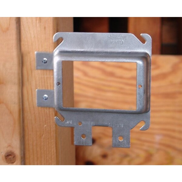 Southwire Four Square Raised 1-Gang Prefab Box Mount Ring, 3/4" Drywall ...