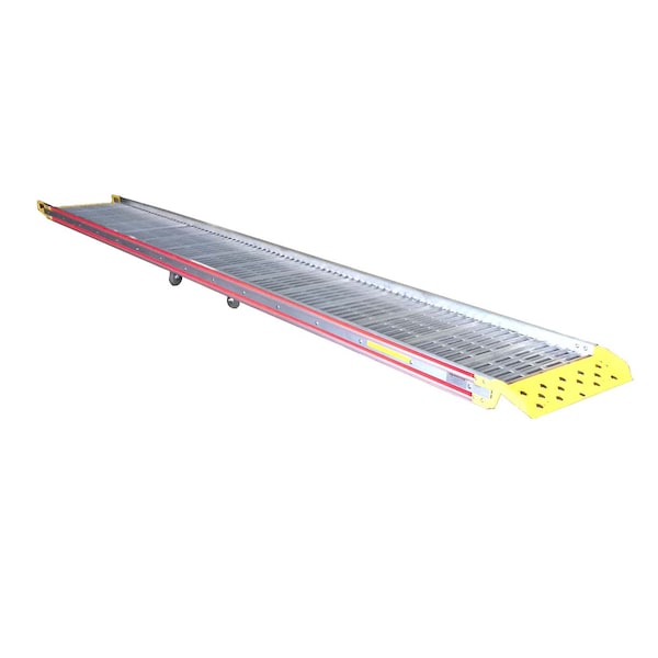 Magcoa Heavy Duty Aluminum Safety Walk Ramp 16 DD-RAMP-16A | Zoro