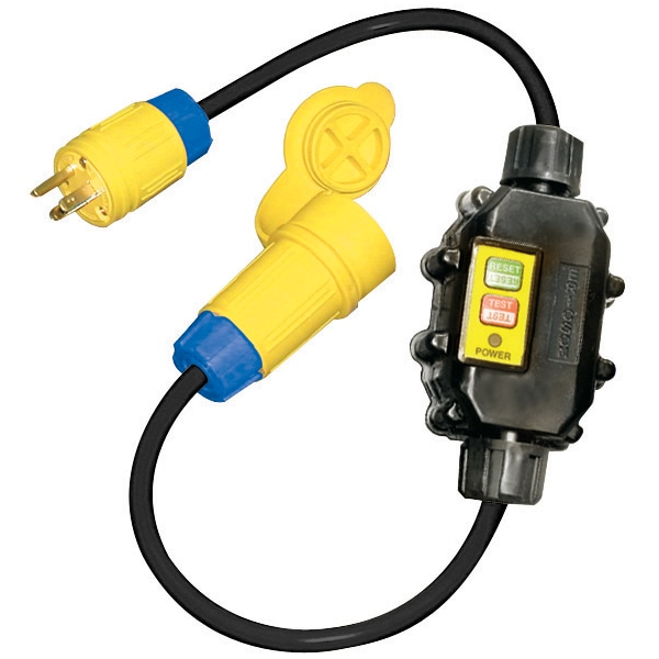 Ericson Inline GFCI GFCI Extension Cord, 12 AWG, 12/3, 1 Outlets, 5-15C ...