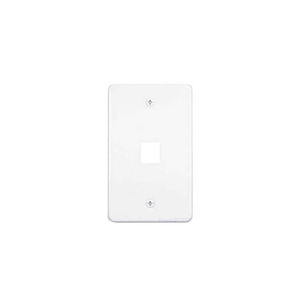 Allen Tel Versatap Faceplate, 1-Port, White AT30-1-15 | Zoro