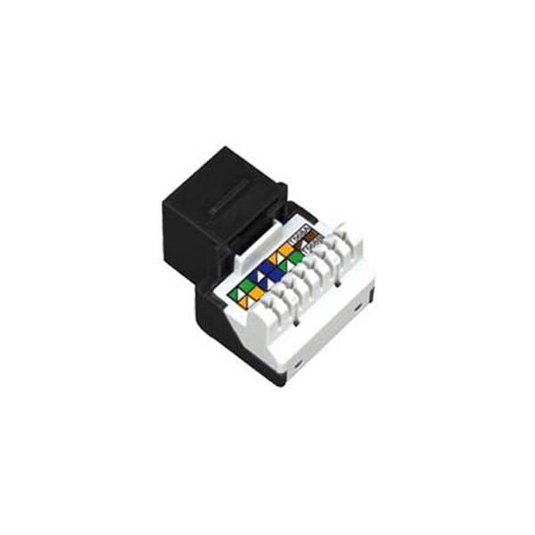 Allen Tel Cat 5e Jack Module, Black AT55-00 | Zoro