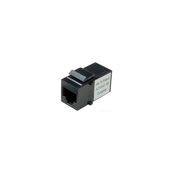 Allen Tel Cat 5e Coupler, Black (AT55C-00) | Zoro