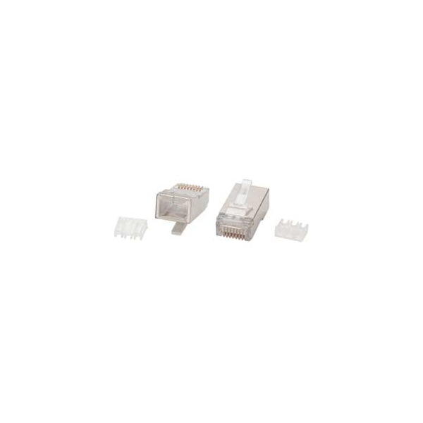 Allen Tel Shielded Cat 6 Modular Plug, 50PK AT8X8RCSH-2324 | Zoro