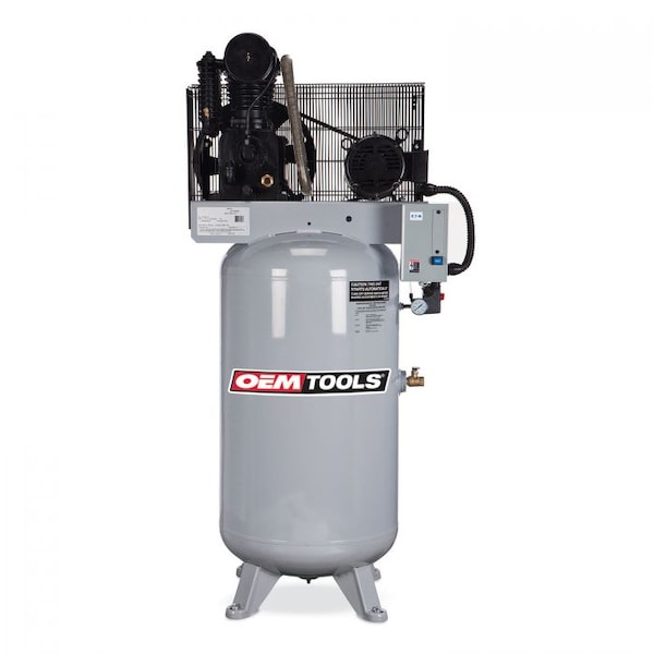 Oemtools 7.5 HP, 80 Gallon, 3 Phase, 230V, Air Compressor 26103 | Zoro