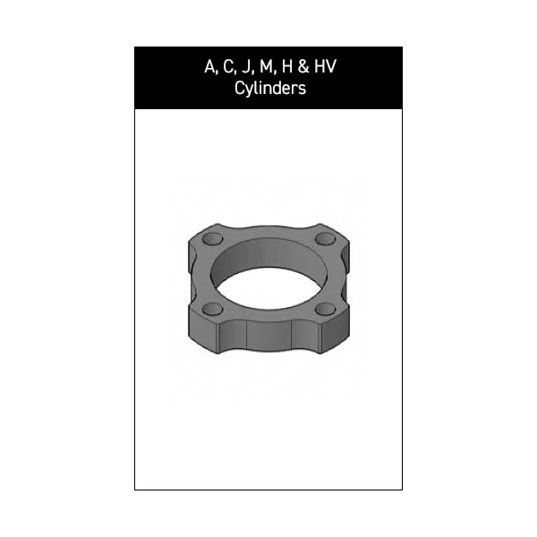 Miller - After Market Parts Hydraulic Cylinder Repair Kit- Retainers 1. ...