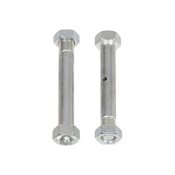 Casterhq 1 Piece, 1/2"x2-7/8" Zerk AXLE And NUT, Caster Hardware, Heavy ...