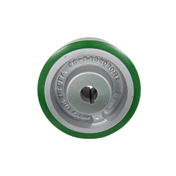 Casterhq 6"x3" Polyurethane ON Steel KEYED Drive Wheel, 1-1/2" BORE ...