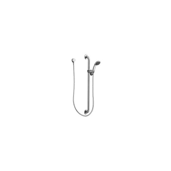 Moen Slide Bar/Grab Bar Shower Chrome/Stainless 52236GBM25 | Zoro