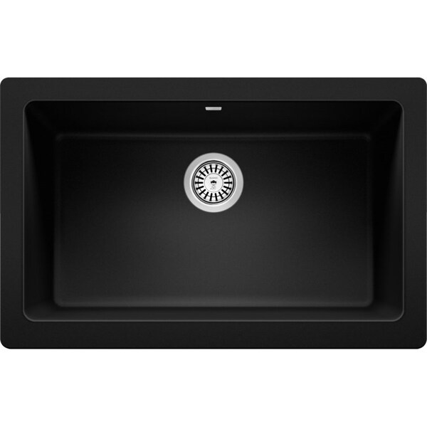 Blanco Blanco Vintera 30" Super Single Apron Coal Black 526545 | Zoro