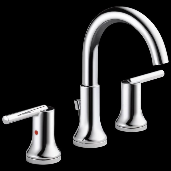 Delta 3-hole 4-16" installation Hole Widespread Lavatory Faucet, Chrome ...