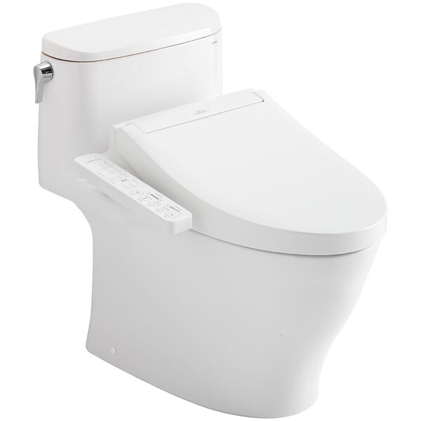 Toto Nexus 1 GPF One-Piece Elongated Toilet with Left Hand Lever, Bidet ...
