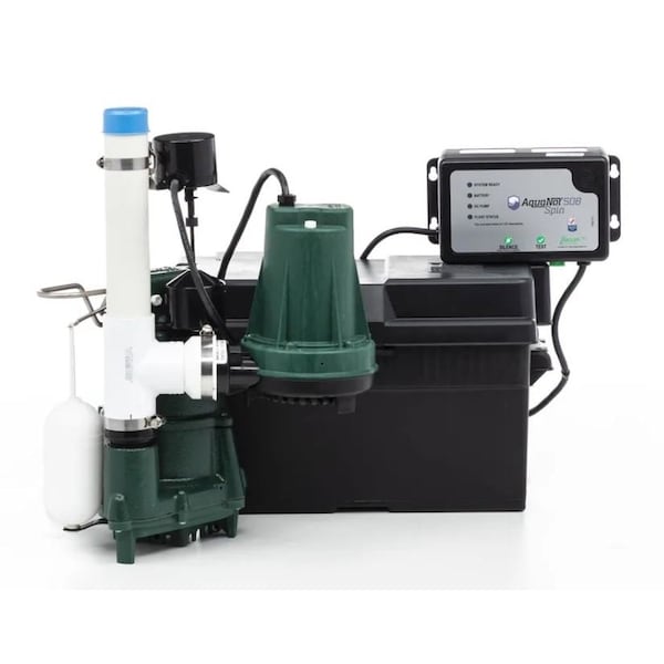 Zoeller Submersible Battery 12 V Back-Up Sump Pump System 508-0006 | Zoro