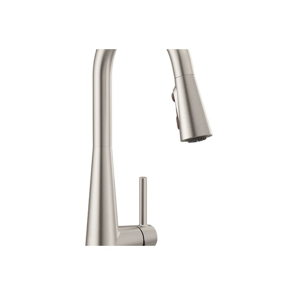 Moen One-Handle Pulldown Kitchen Faucet Spot Resist Stainless 7864SRS ...