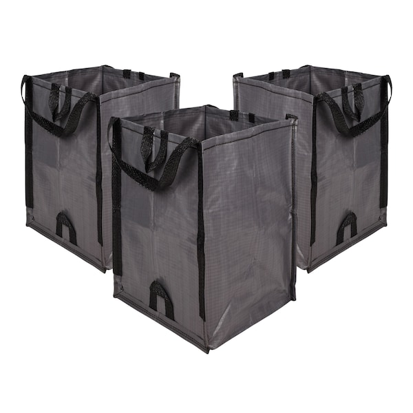 Durasack 48 Gallons Home and Yard Bags, Grey, 3 PK BB-2028GRY-3PK | Zoro