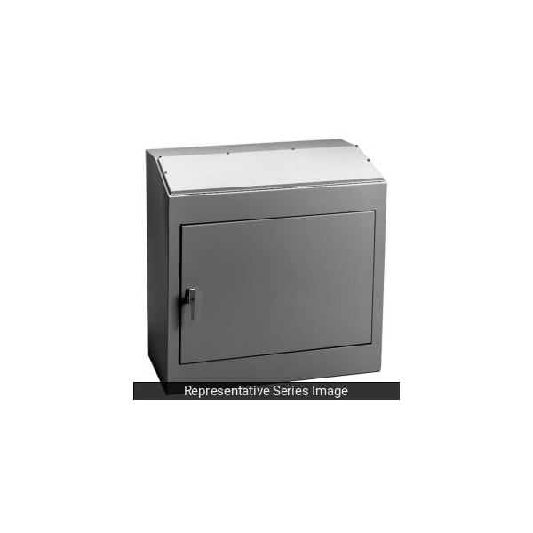 Hammond Enclosure Writing Surface, 10 in L x 4 in H x 48 in W, 14 ga ...