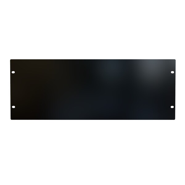 Hammond 4U FLAT STEEL RACK Panel PBPS19007BK | Zoro