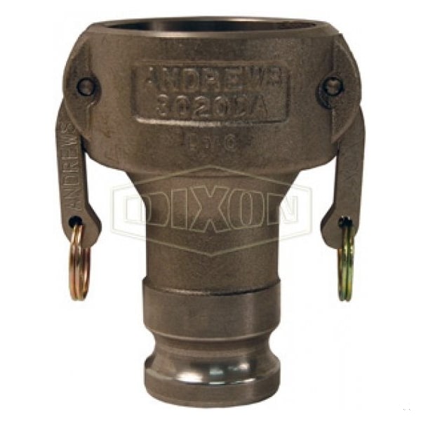 Dixon Type DA Cam and Groove Reducing Coupler, 3 x 4 in Nominal ...