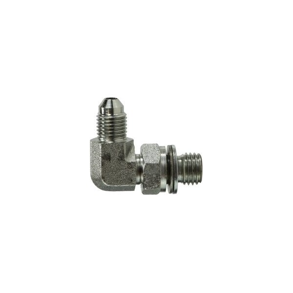 Midland Industries Hydraulic Elbow, 1220 x M12x15 Nominal, Male JIC x ...