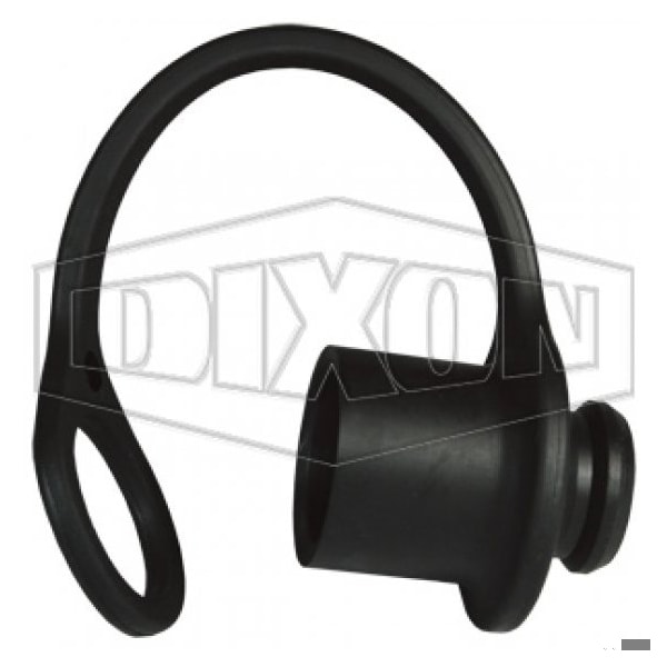 Dixon Industrial Interchange Dust Cap, 1 in Nominal, Rubber, Domestic ...