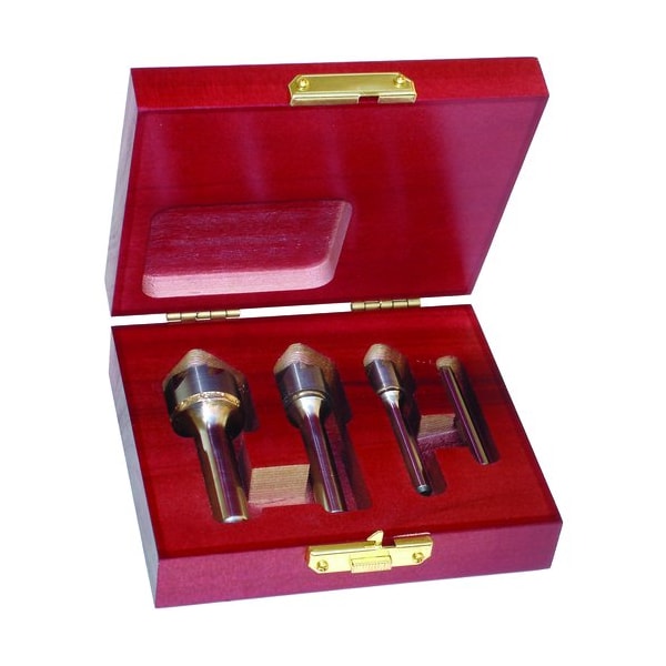 Morse Countersink Set, Chatterless, Series 5754, 14 Minimum Head ...