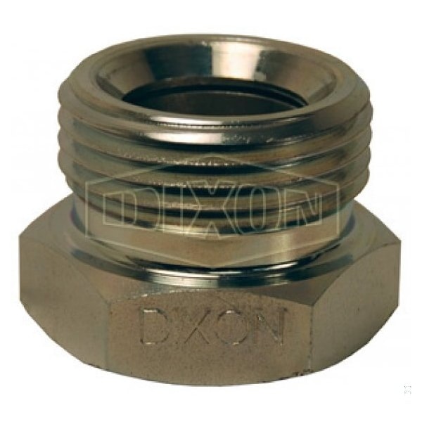 Dixon Ground Joint Female Spud, 1-31/64-8 x 1/2 in, Course Nut x NPT ...