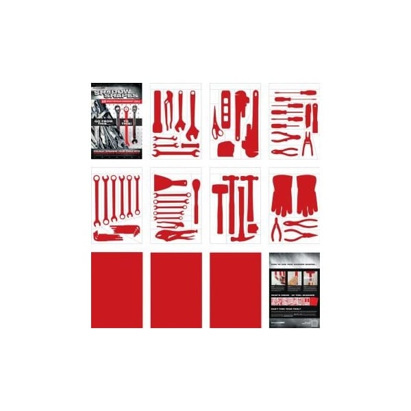 Accuform SHADOW SHAPES TOOL SHADOW LABEL PVR100RD PVR100RD | Zoro