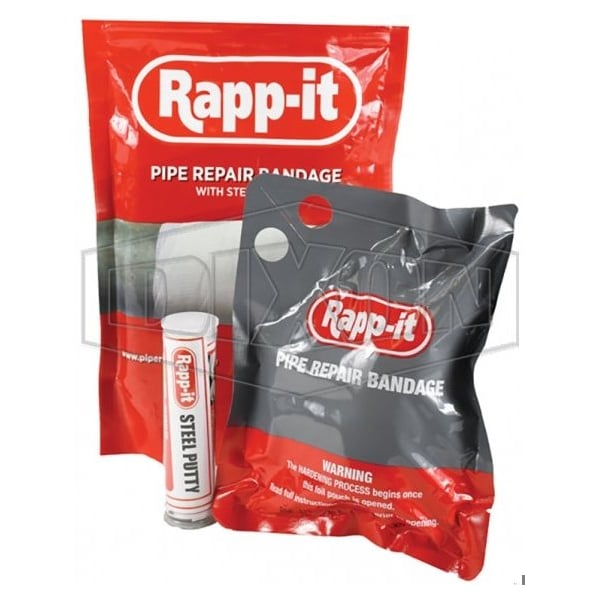 Dixon 4 in x 16 ft RAPP-IT PIPE REPAIR KIT BANDAGE RAP164 | Zoro