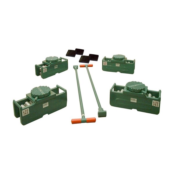 Hilman Rollers 200-TON ROLLER SET WITH DIAMOND RS-200-SLD | Zoro