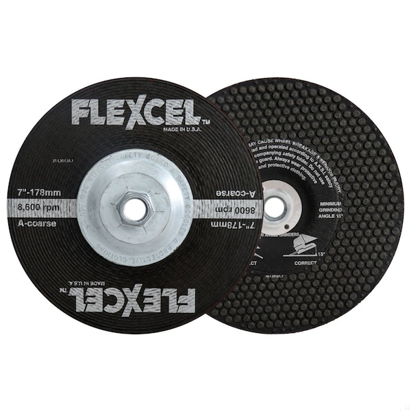 Flexovit SEMI-FLEXIBLE GRIND & FINISH WHEEL S7880H | Zoro