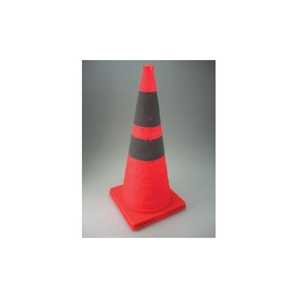 Accuform COLLAPSIBLE LIGHTED TRAFFIC CONES FBC408 FBC408 | Zoro