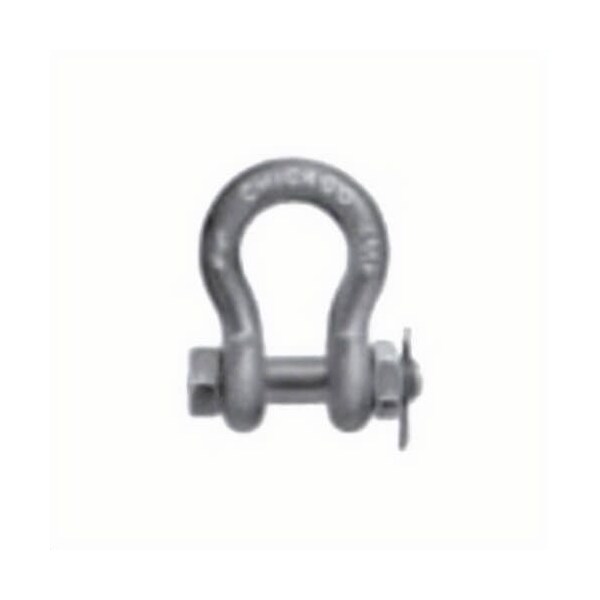 Chicago Hardware Bolt Type Anchor Shackle, Galvanized, 20645 7 20645 7 ...