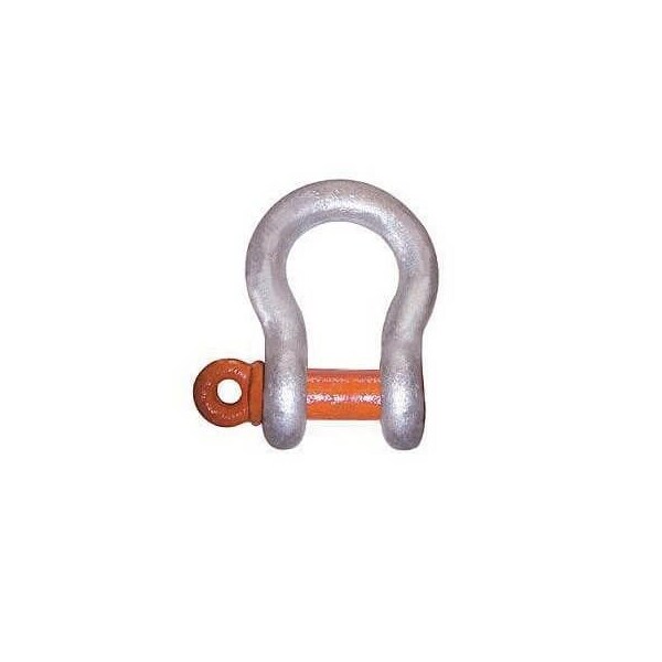 Cm Anchor Shackle, 25 Ton Load, 134 In, 2 In Screw Pin, Galvanized ...