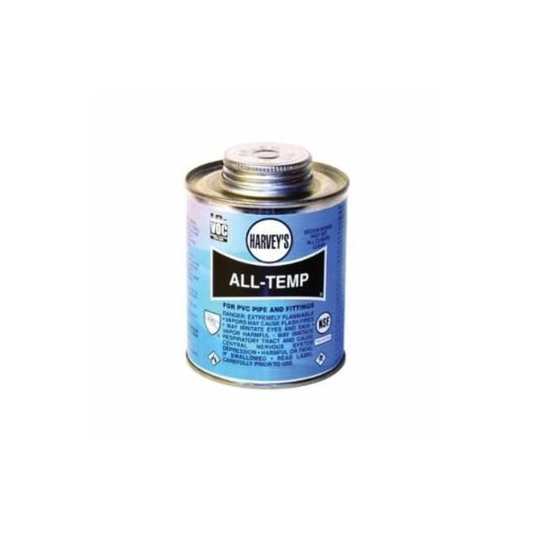 Harvey Tool ALLTEMP ALL WEATHER PVC CEMENT, 16 OZ DAUBER IN BOTTLE ...