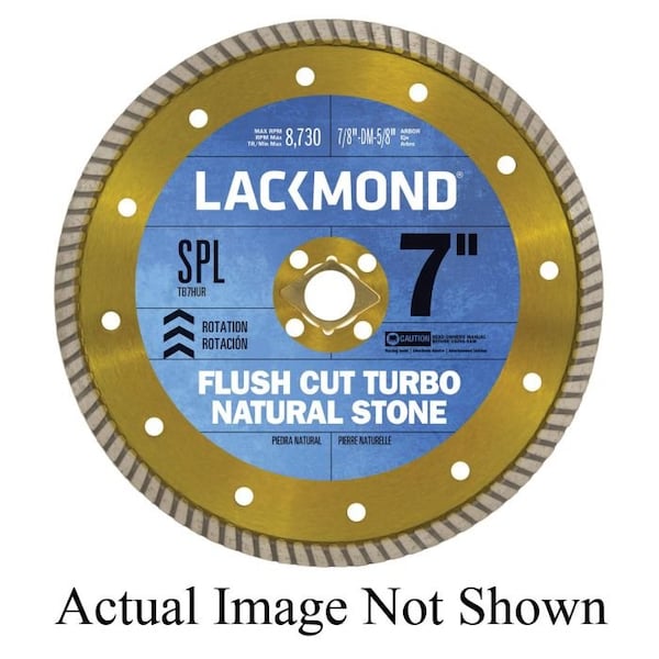 Lackmond Diamond Blade, 4Bolt Pattern Flush Cut Turbo, Series SPL, 5 ...