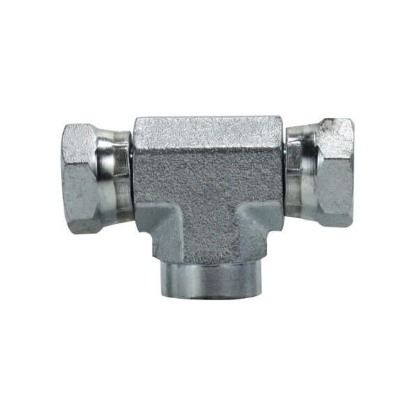 Midland Metal Swivel Tee, 38 Nominal, Female NPSM x Female NPSM x FPT ...