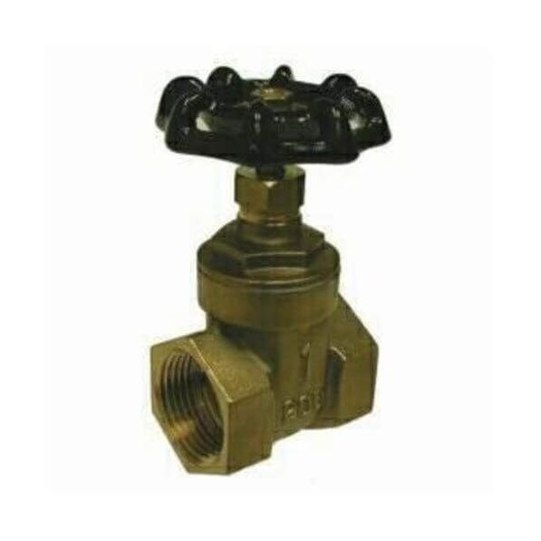 Midland Industries Gate Valve, 3 Nominal Size, 8 TPI FNPT, 200 psi ...