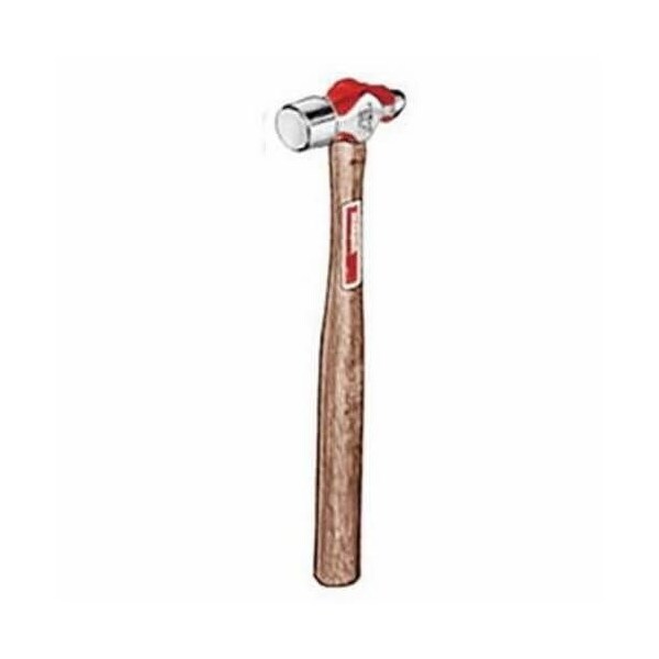Ridgid Ball Pein Hammer, 12 Series, 13 OAL, 12 oz Head, Steel Head ...