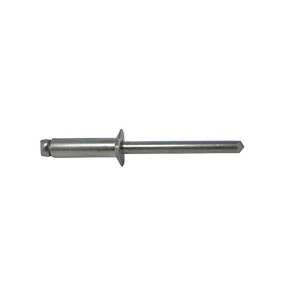 Irwin Blind Rivet, Countersunk Head, 0.125 in Dia., 0.453 in L ...