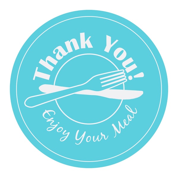 Hoffmaster 3" "Thank You" Tamper Evident Stickers, 500PK 883191 | Zoro