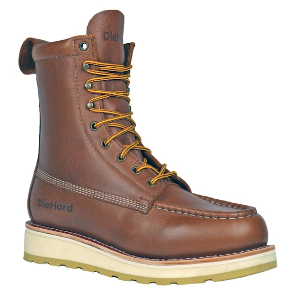 Hoss Boot Co DieHard Malibu Moc Toe Work Boot, Rust, 13 D, D DH80440 | Zoro
