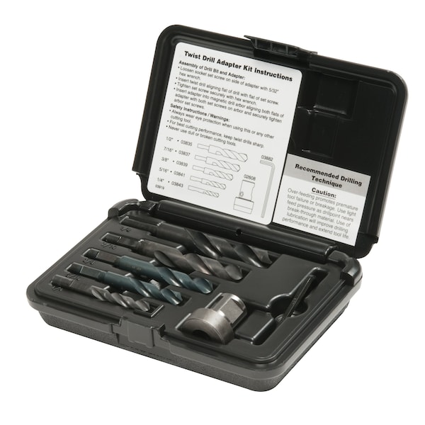 Hougen Twist Drill Adapter Kit for Mag Drills 03845 | Zoro