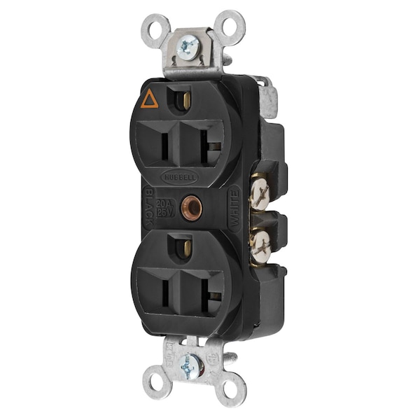 Hubbell Wiring Device-Kellems Straight Blade Receptacle, 5-20R, 20 A ...