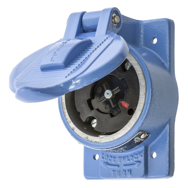 Hubbell Wiring Device-Kellems Locking Receptacle, 20/30 A, 250V AC ...