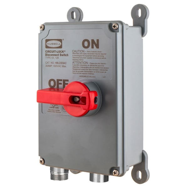 Hubbell Wiring Device-Kellems Industrial Grade, MotorQuick Disconnect ...