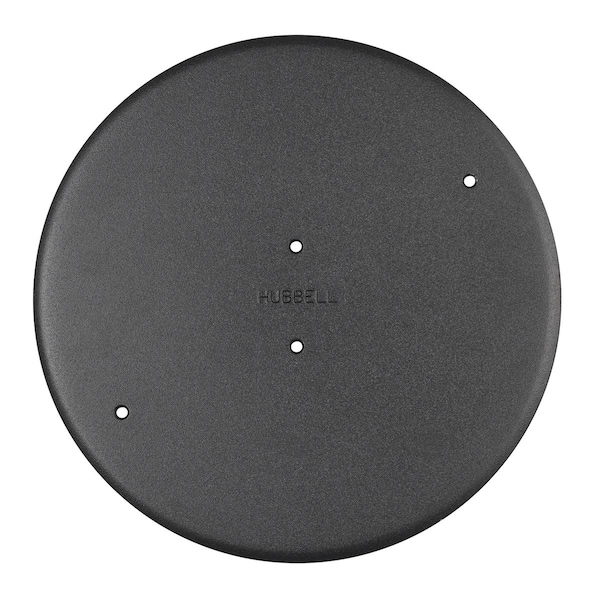 Hubbell Wiring Device-Kellems Electrical Box Cover, Round, Aluminum ...