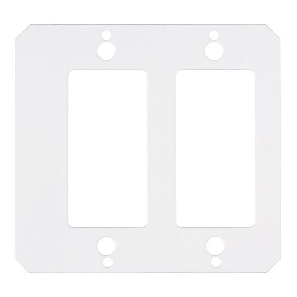 Hubbell Wiring Device-Kellems Center Sub Plate, 2 Gangs, Rectangular ...