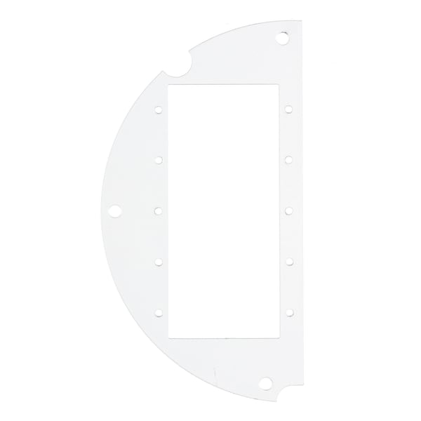 Hubbell Wiring Device-Kellems Recessed 6" Series, Sub Plate, 50% Left ...